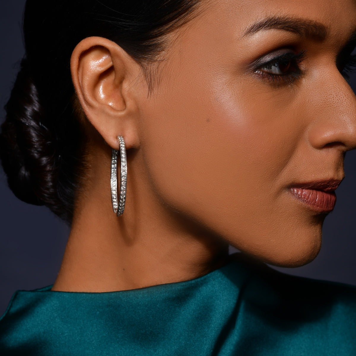 Signature Full Cut Diamond Hoops – KAJ Fine Jewellery
