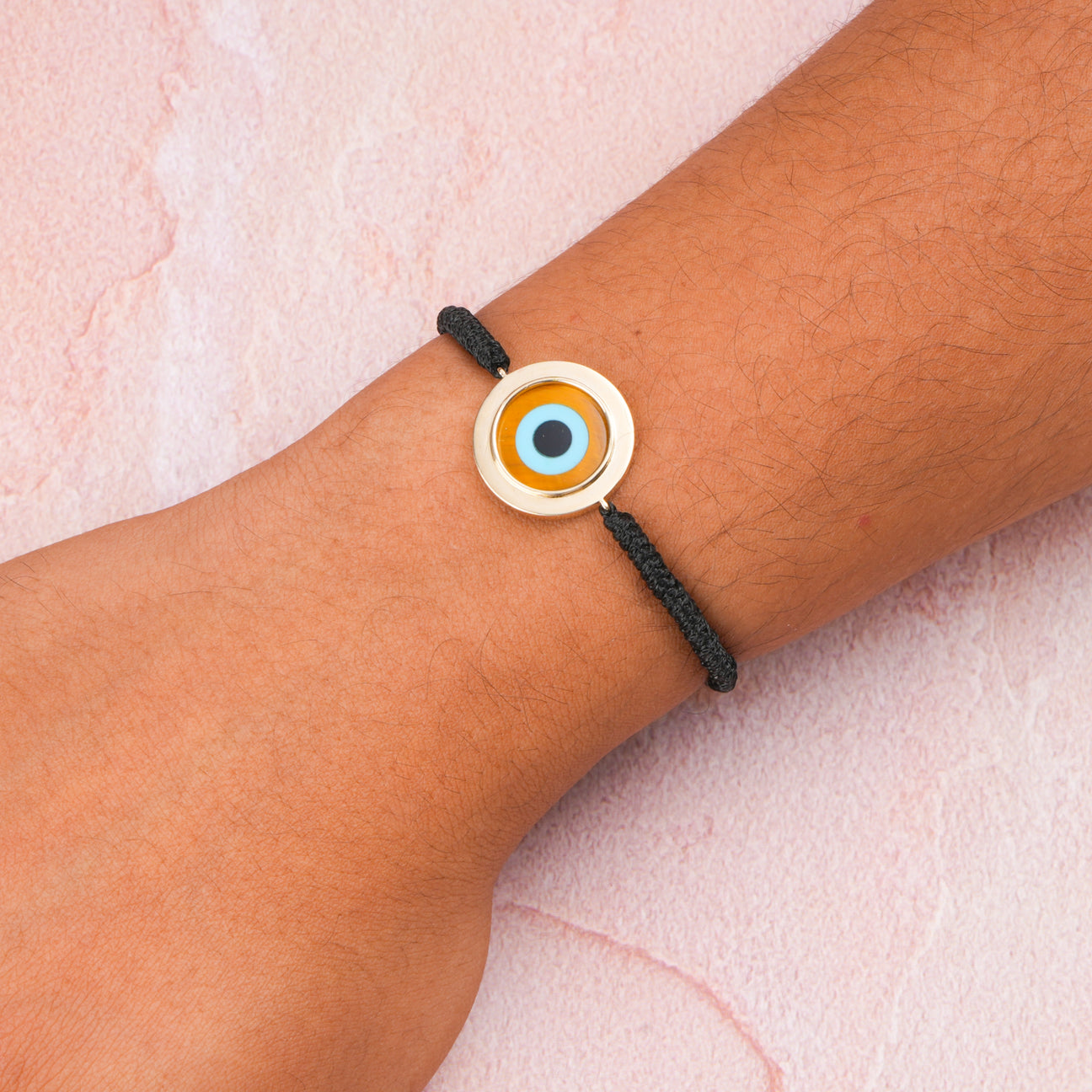 Round Tiger Eye Cord Bracelet – KAJ Fine Jewellery