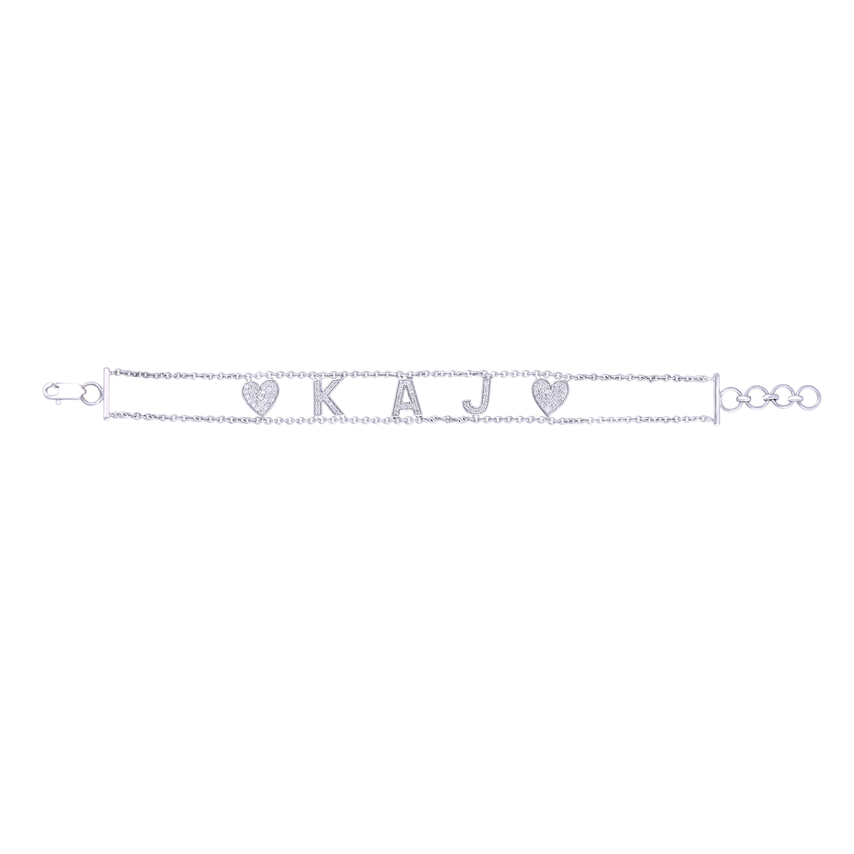Signature Name Diamond Bracelet – KAJ Fine Jewellery